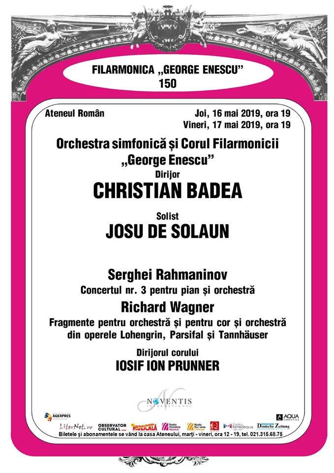 Christian Badea dirijează din nou Wagner la Filarmonica „George Enescu ...